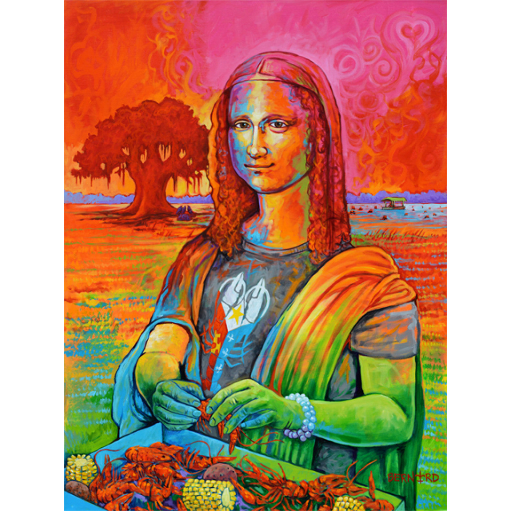 Cajun Mona Lisa / Crawfish – Bernard Studio & Gallery